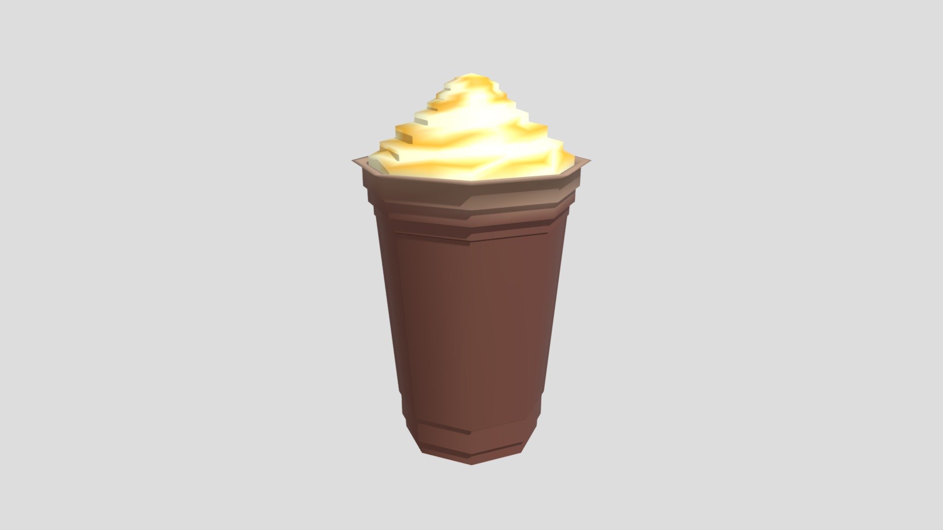 milk shake de capuccino - 3D model by cooffesuprinebar ...