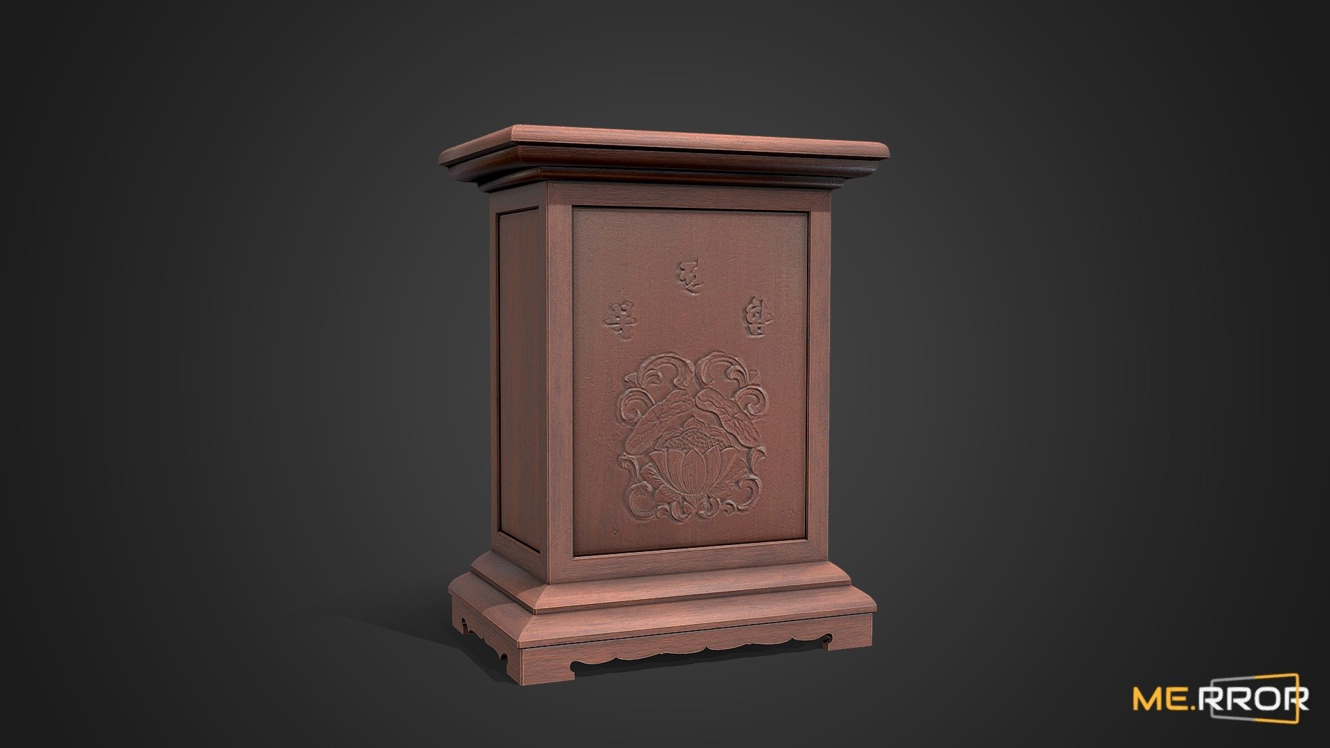 [Game-Ready] Buddhist Temple Donation Box - Buy Royalty Free 3D model ...