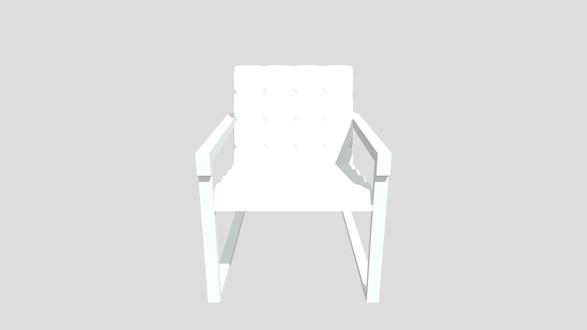 Lounge+ Chair_ Tufted+ Leather (1) - Download Free 3D model by ...