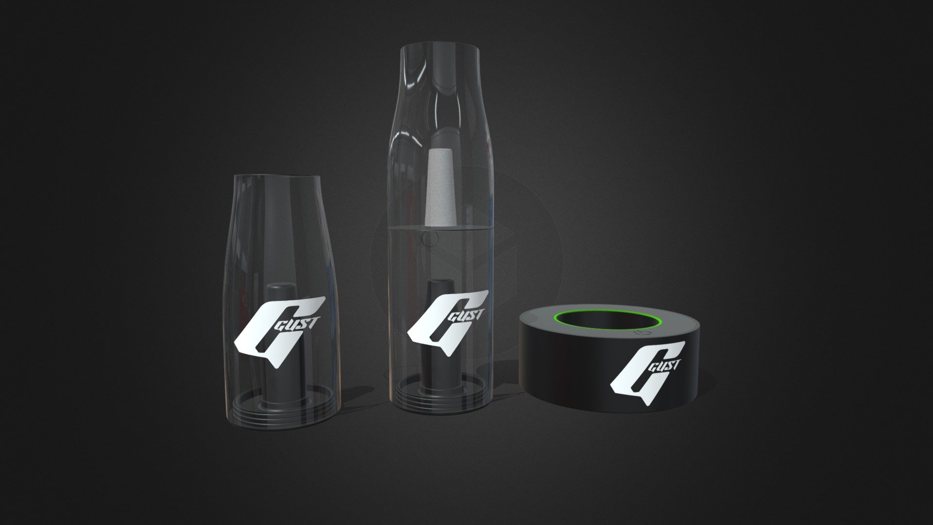 GUST Desktop Vaporizer - 3D model by Ehtesham Mahmud Nishat (@em.nishat ...