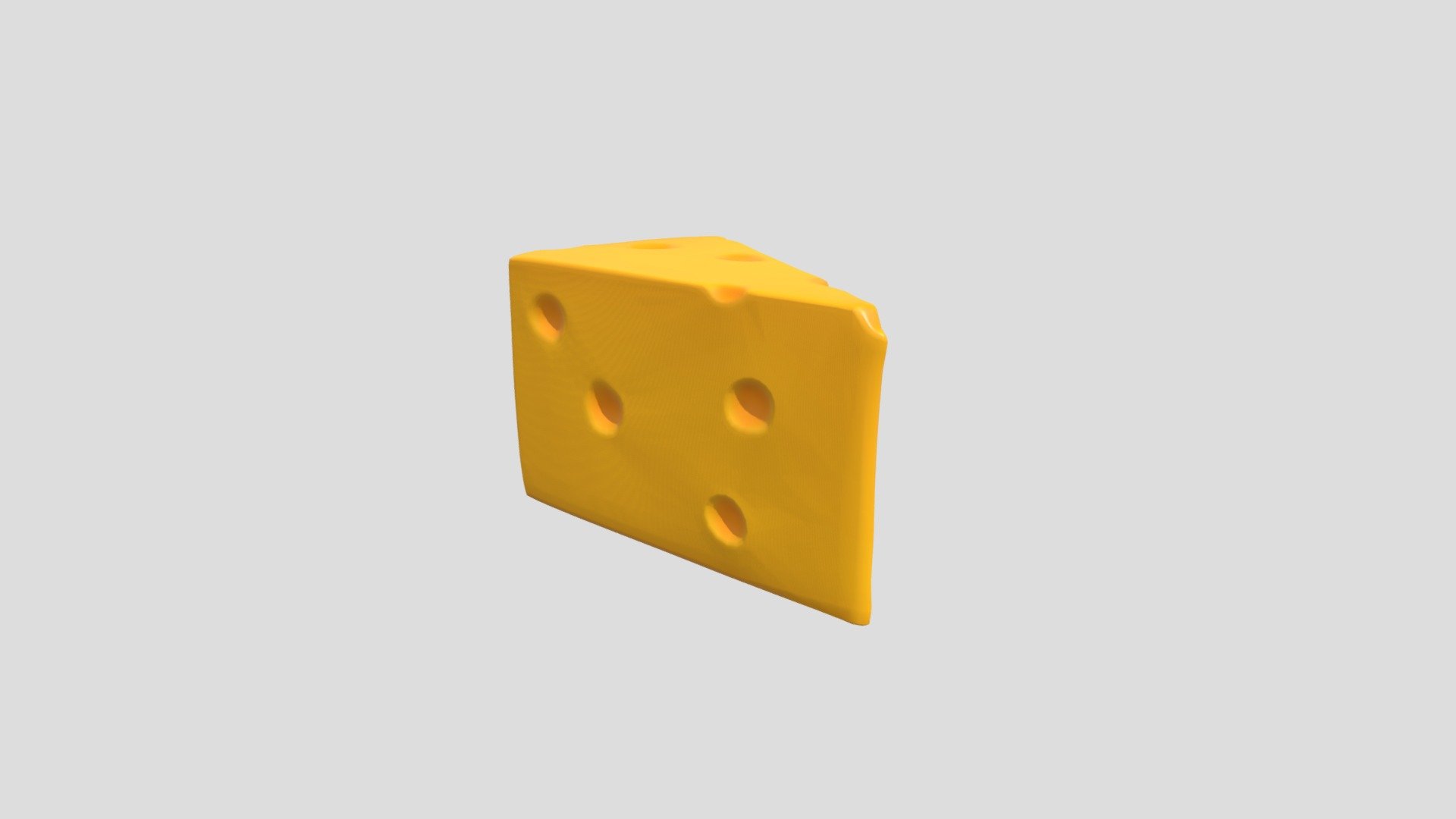 Cheese Wedge - Download Free 3D model by ButterBrain [0e81389] - Sketchfab