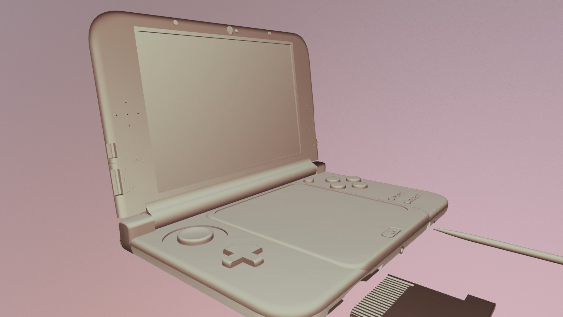 Nintendo 3DS Hyrule edition - 3D model by Mr.MaroonMoon (@MaroonTune ...