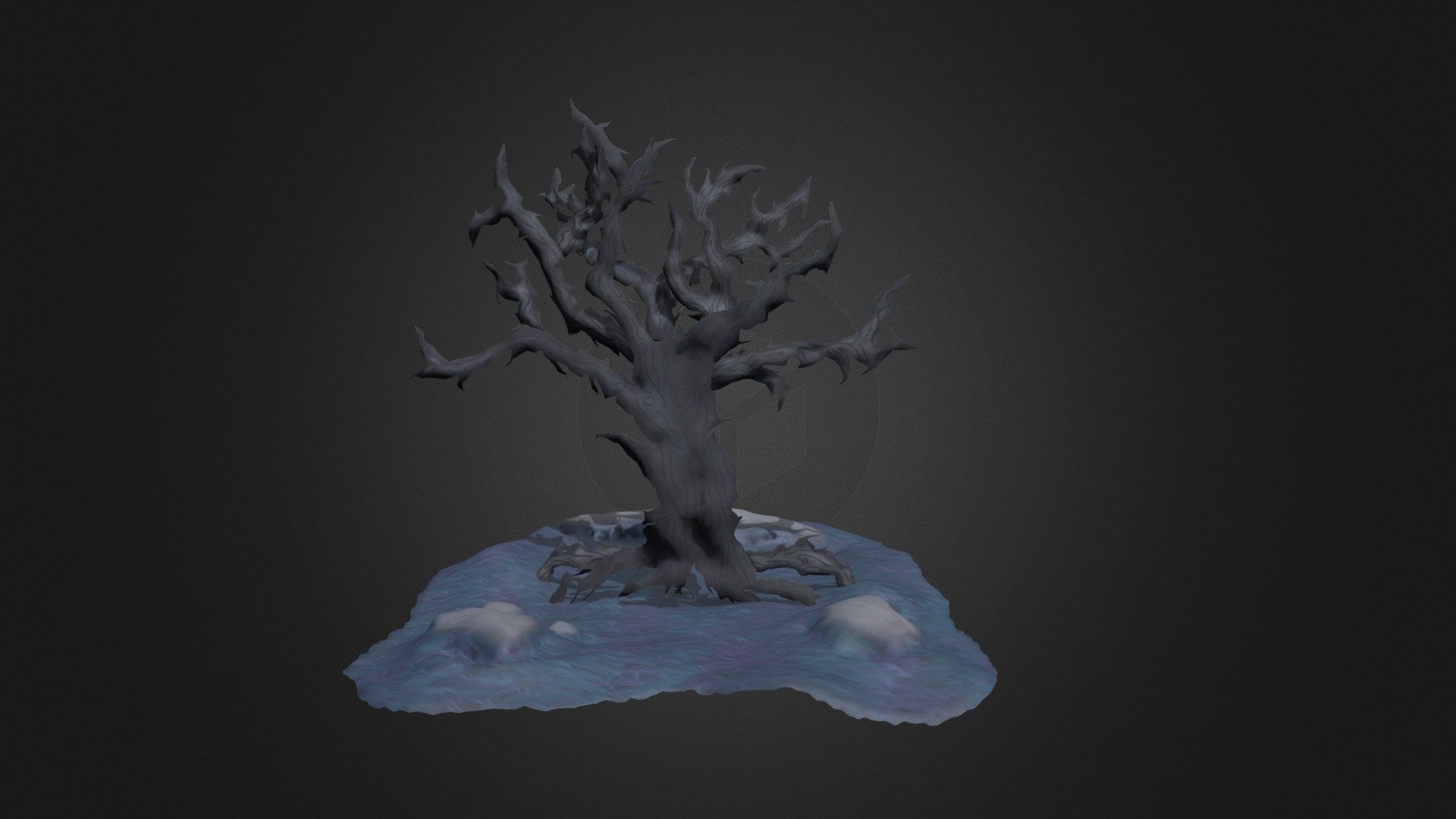 Horror Tree 2.5d Diorama - 3D model by Giovanni Santillán ...