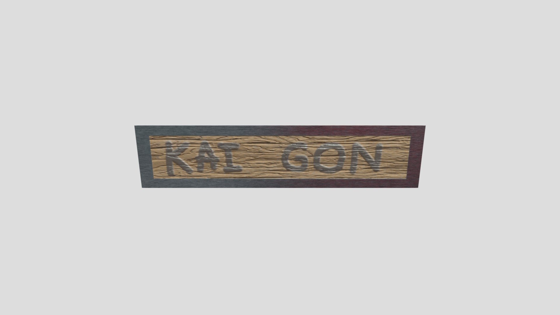Name Plate - Download Free 3D model by kai_gon [0e8269a] - Sketchfab