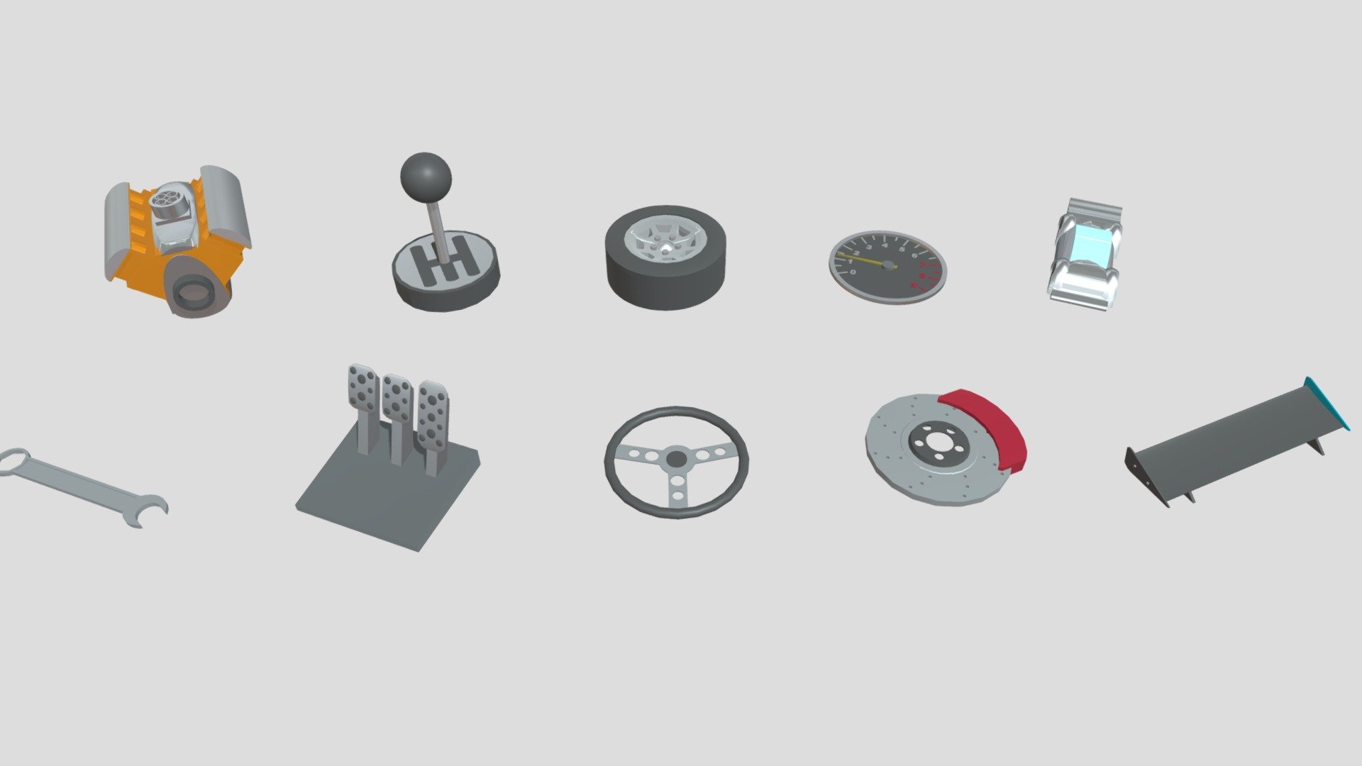 Robert N Car Designer SPRUE Objects - Download Free 3D model by robby ...