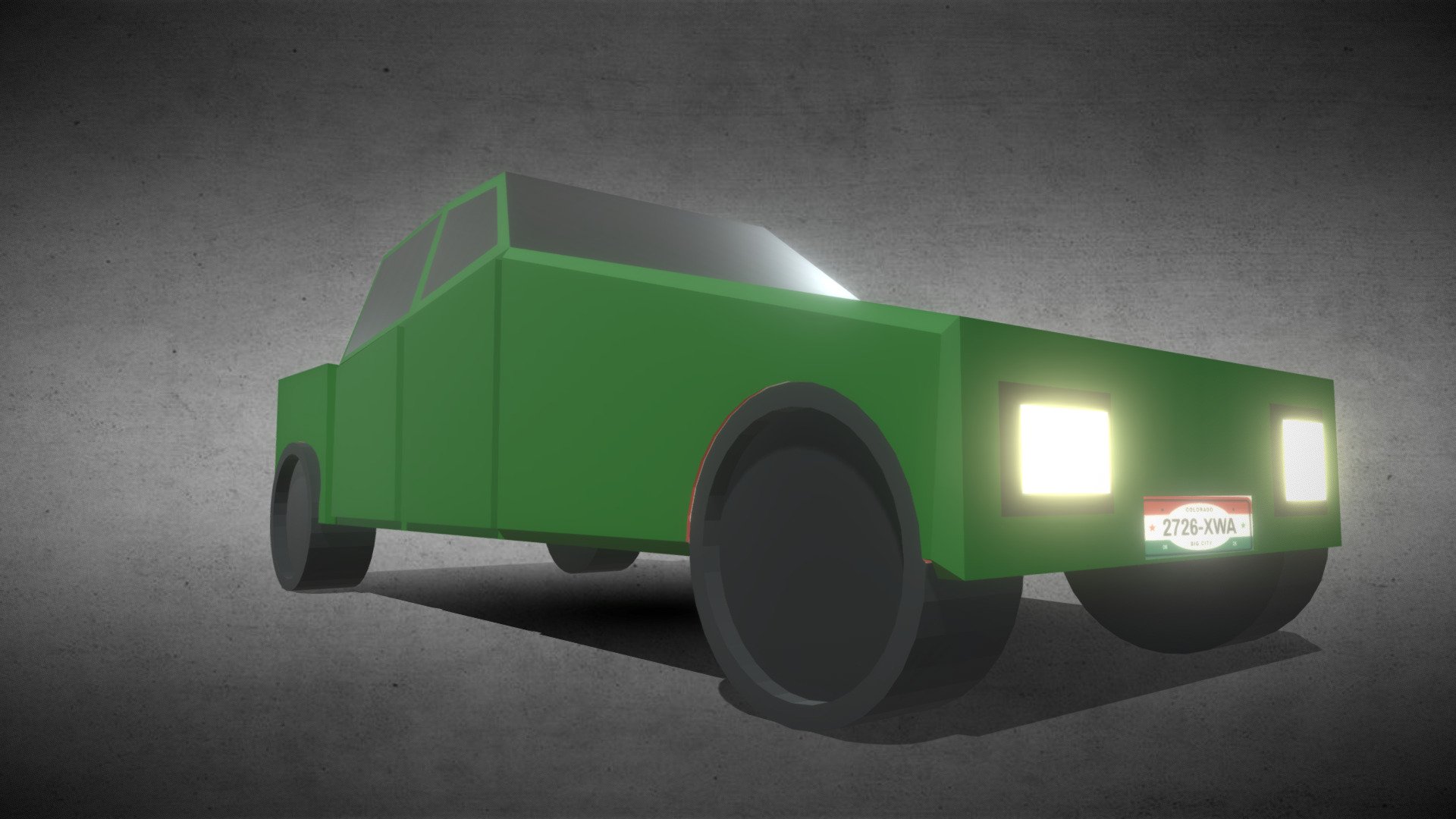 Low poly stylized Car - Download Free 3D model by Dominic Baker (@Domuk ...