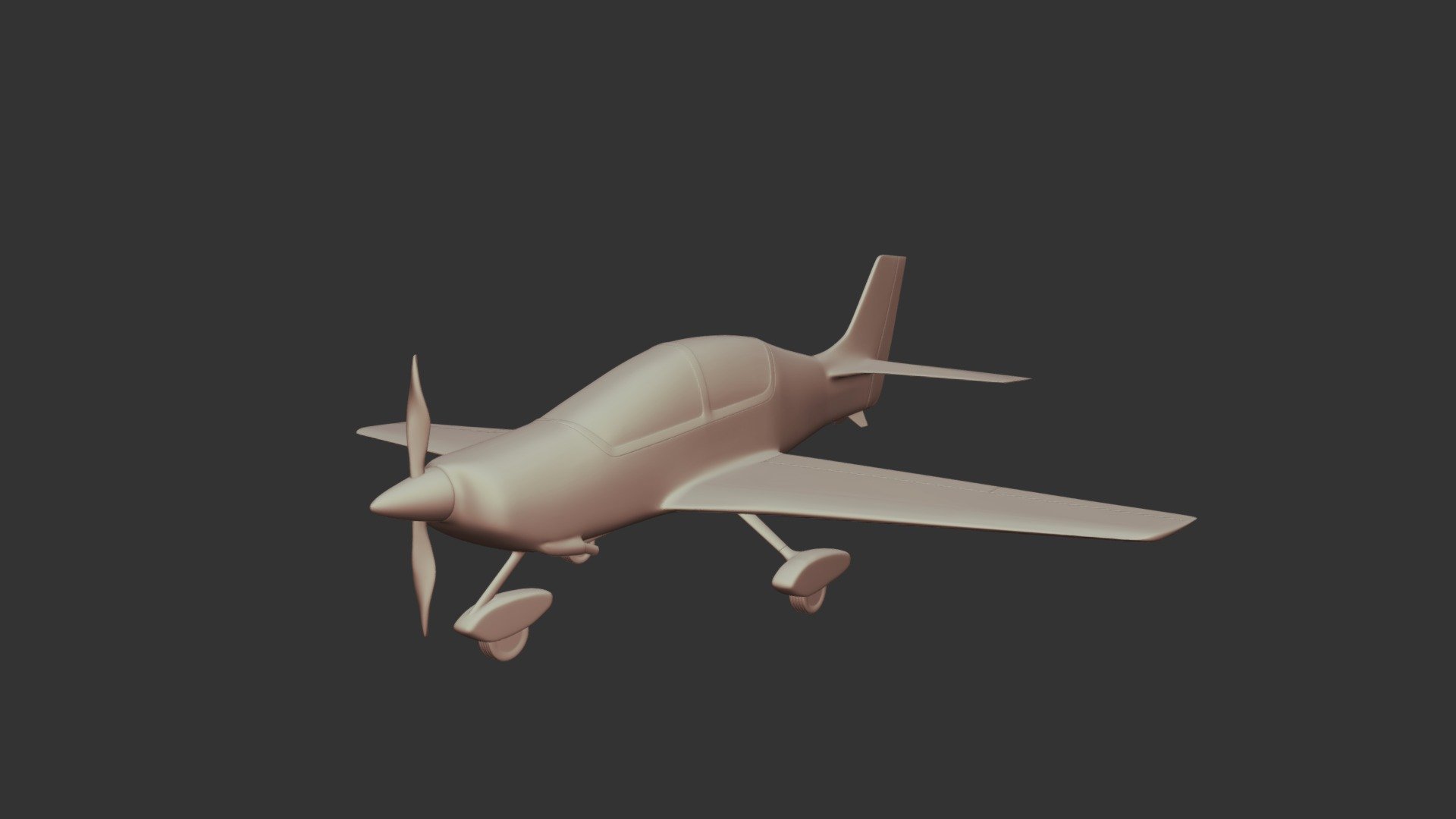 Aircraft Model_With Landing Gear - 3D model by dennis@outsource2india ...