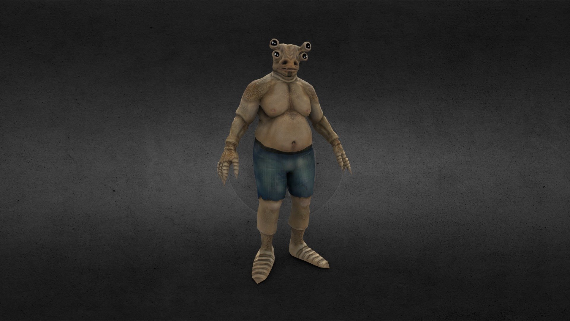 Créature humanoïde - 3D model by Guillaume Samson (@gueillaume ...
