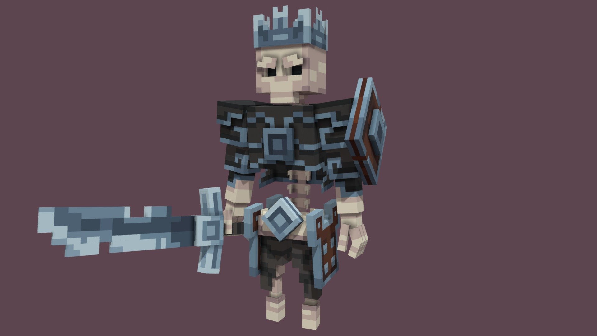 Skeleton Boss (Dungeon Tycoon) - 3D model by fflashh [0e888af] - Sketchfab