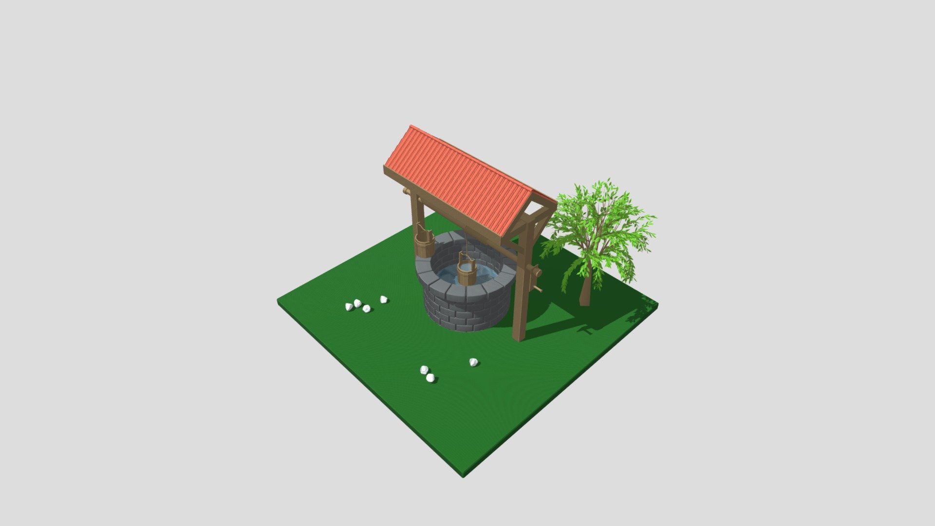 Water Well - 3D model by Ayse35 [0e8a52f] - Sketchfab
