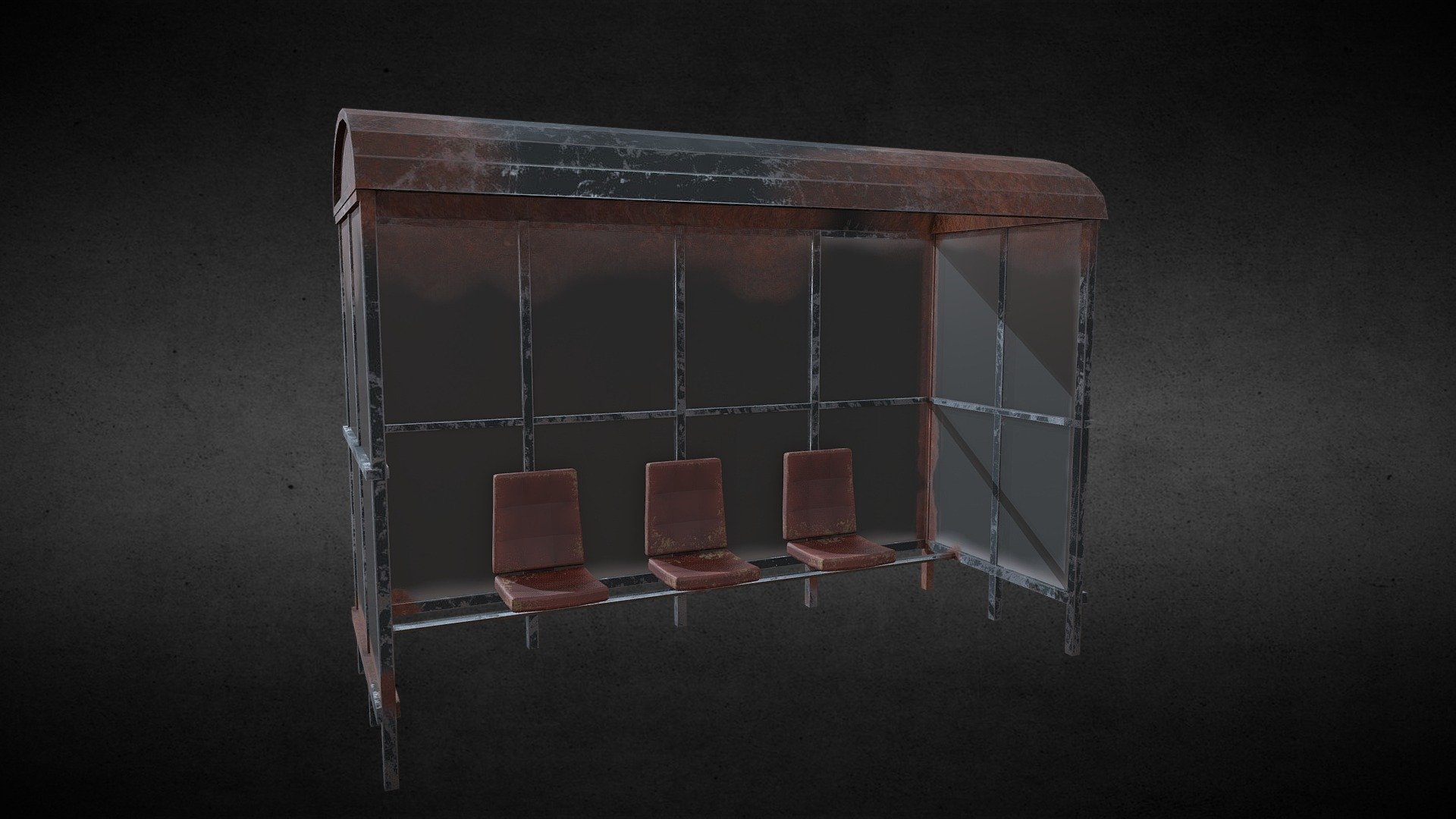 Bus stand - 3D model by Ravi Jangid (@ravijangid.rv) [0e8b096] - Sketchfab