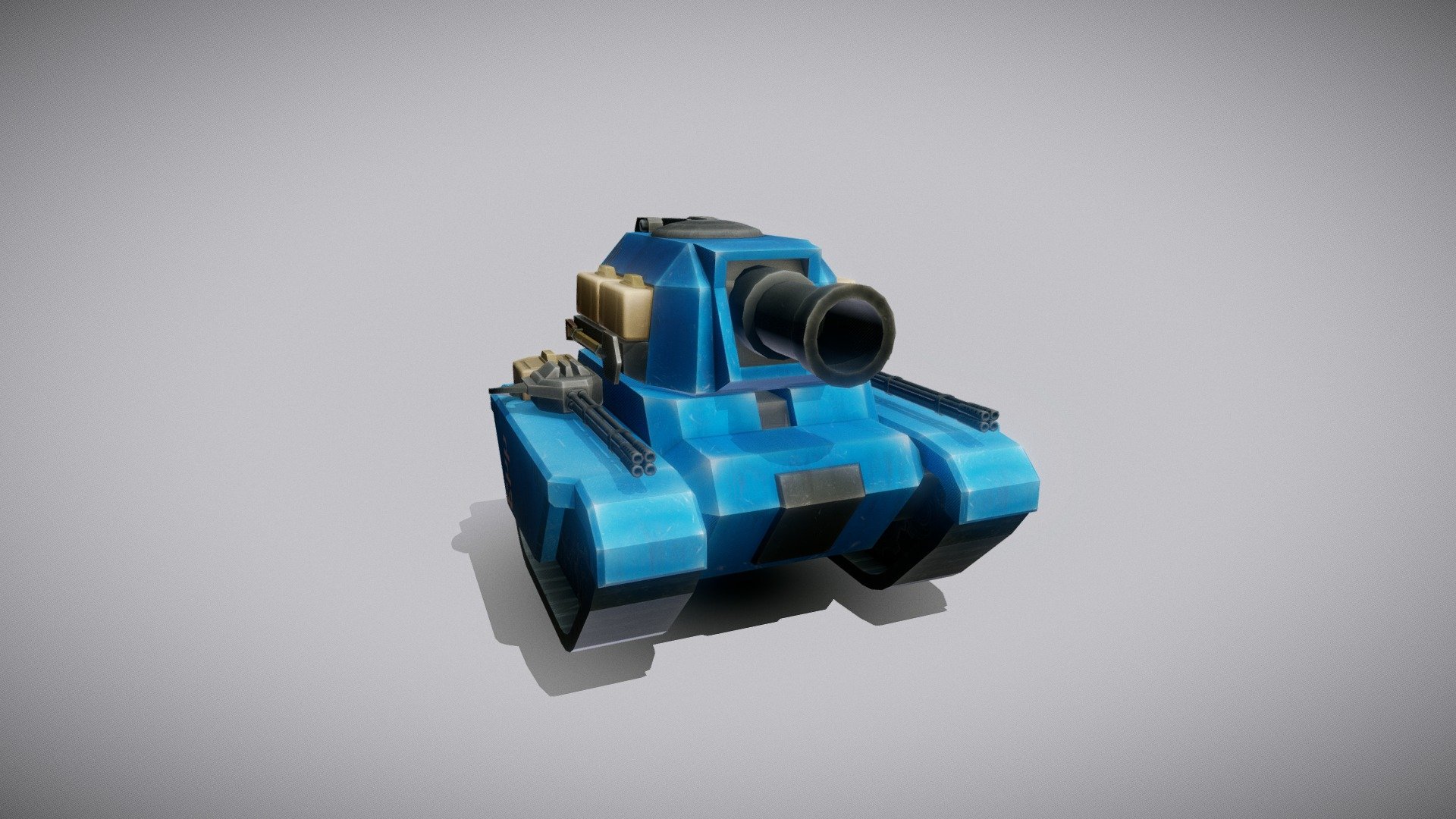 Tiny Tank - 3D model by Alchellist [0e8e0d4] - Sketchfab
