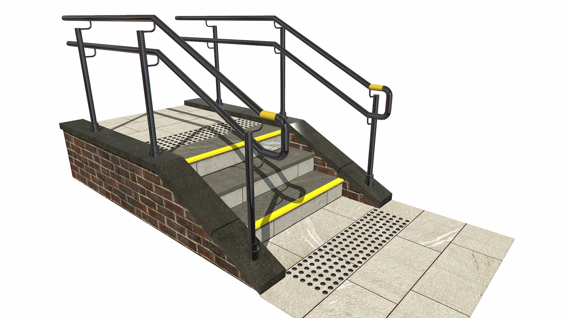 Stairs / Лестница - Download Free 3D model by Sergey Burov (@s-burov) [0e900e2] - Sketchfab