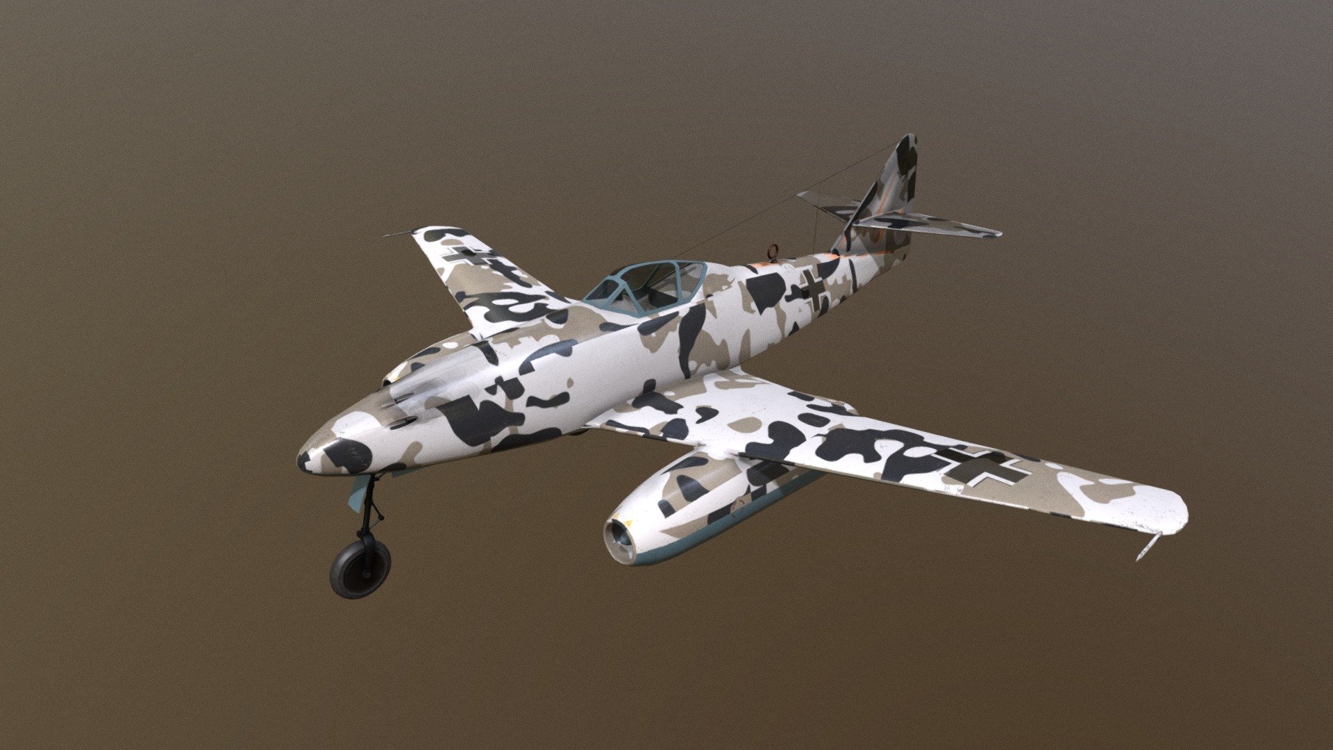 Messerschmitt Me 262 Winter camo - Buy Royalty Free 3D model by Thomas ...