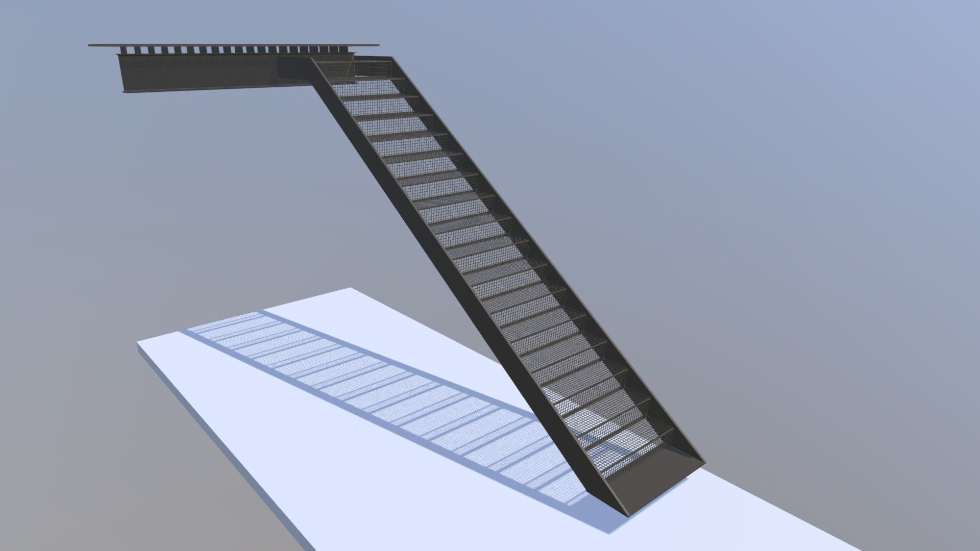 Exterior Staircase Vegas Modern - 3D model by ryanpendarvis [0e91487 ...