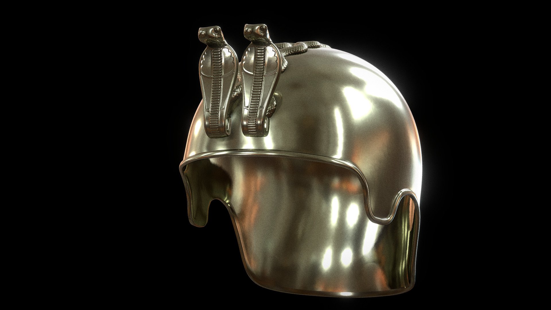 Pharaoh's Guardian - Helmet - Buy Royalty Free 3D model by Omassyx ...