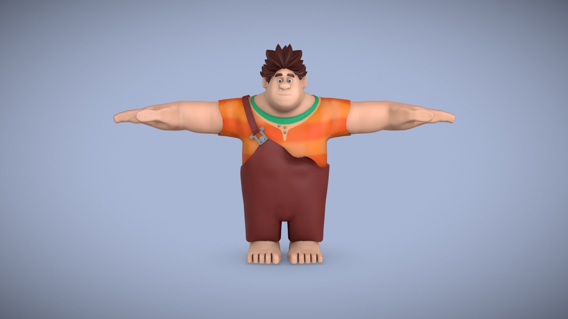 Wreck-It Ralph (Detona Ralph) - 3D model by Jackson Zacca (@Jackson ...