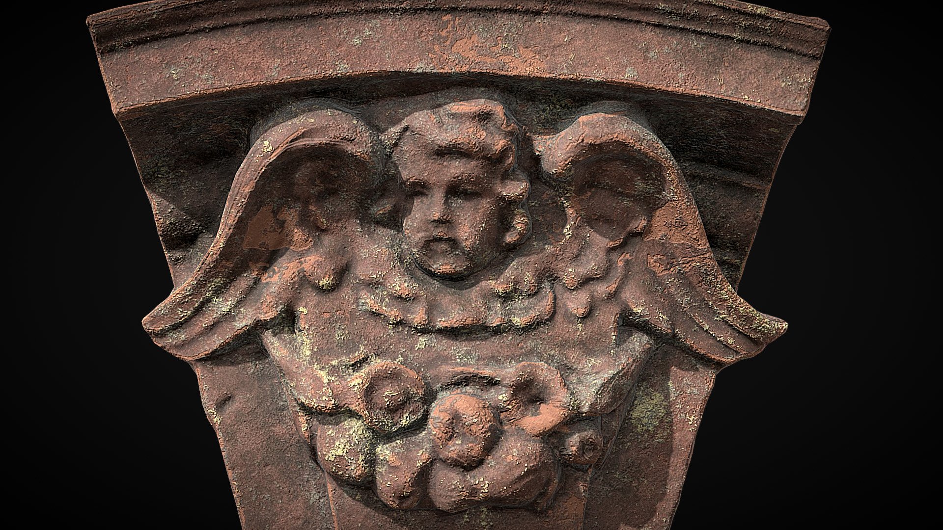 Red Sandstone Cherub - Buy Royalty Free 3D model by Jason Dovey ...