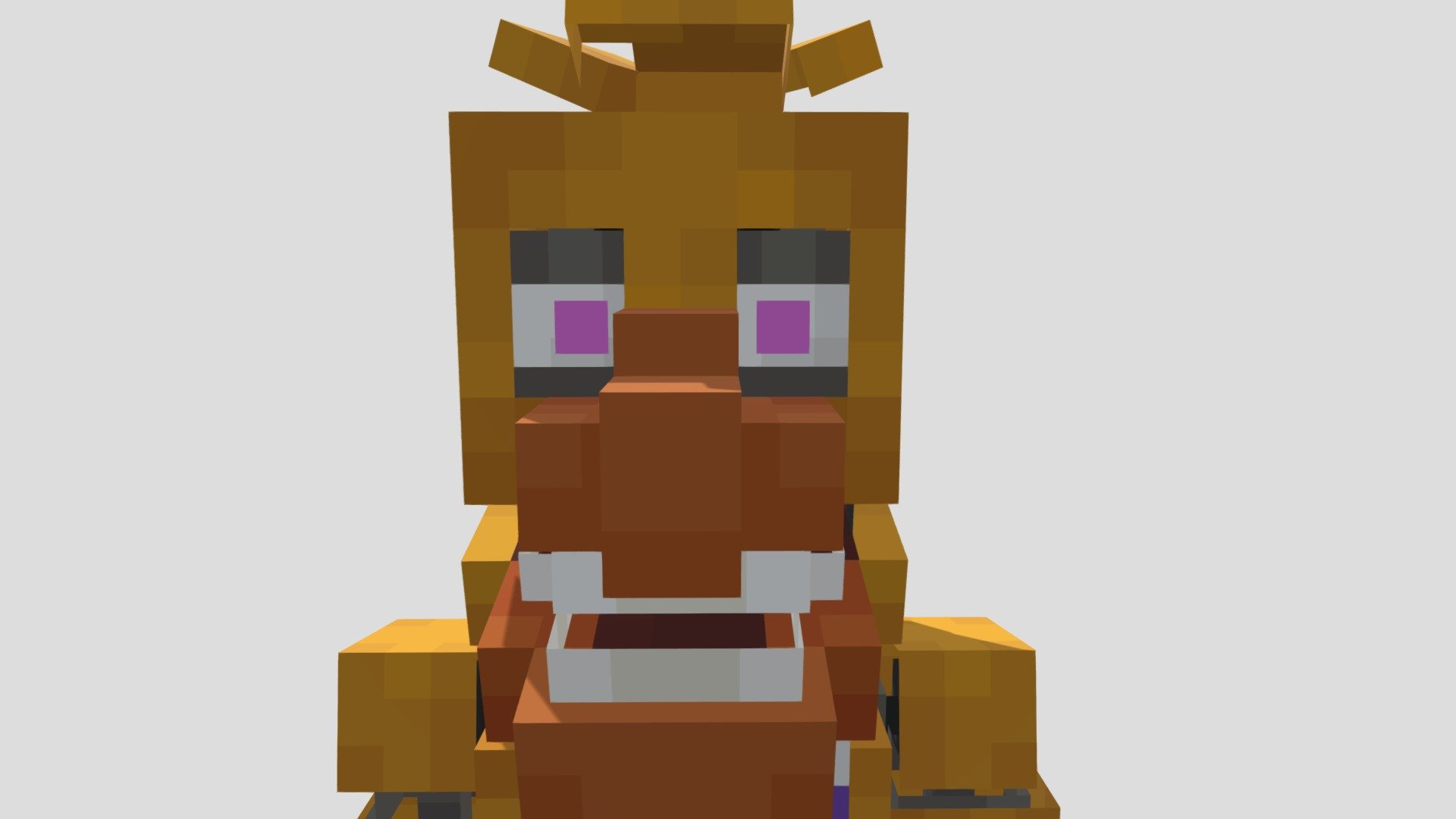 Minecraft Unwithered Chica [FNAF] - Download Free 3D model by User_no ...