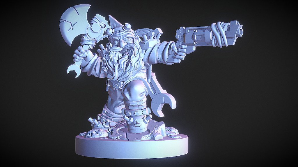 ENGINEER DWARF GAMEWAR - 3D model by Tatun [0e9382a] - Sketchfab