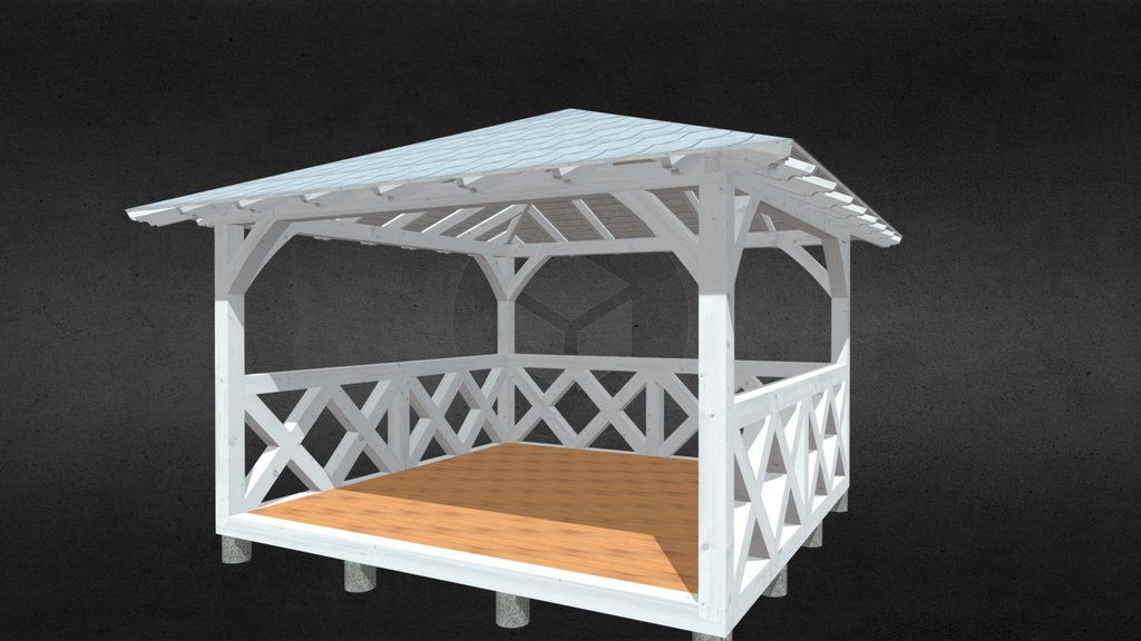 Pavėsinės - A 3D model collection by VEBER-WOOD (@rendersales) - Sketchfab