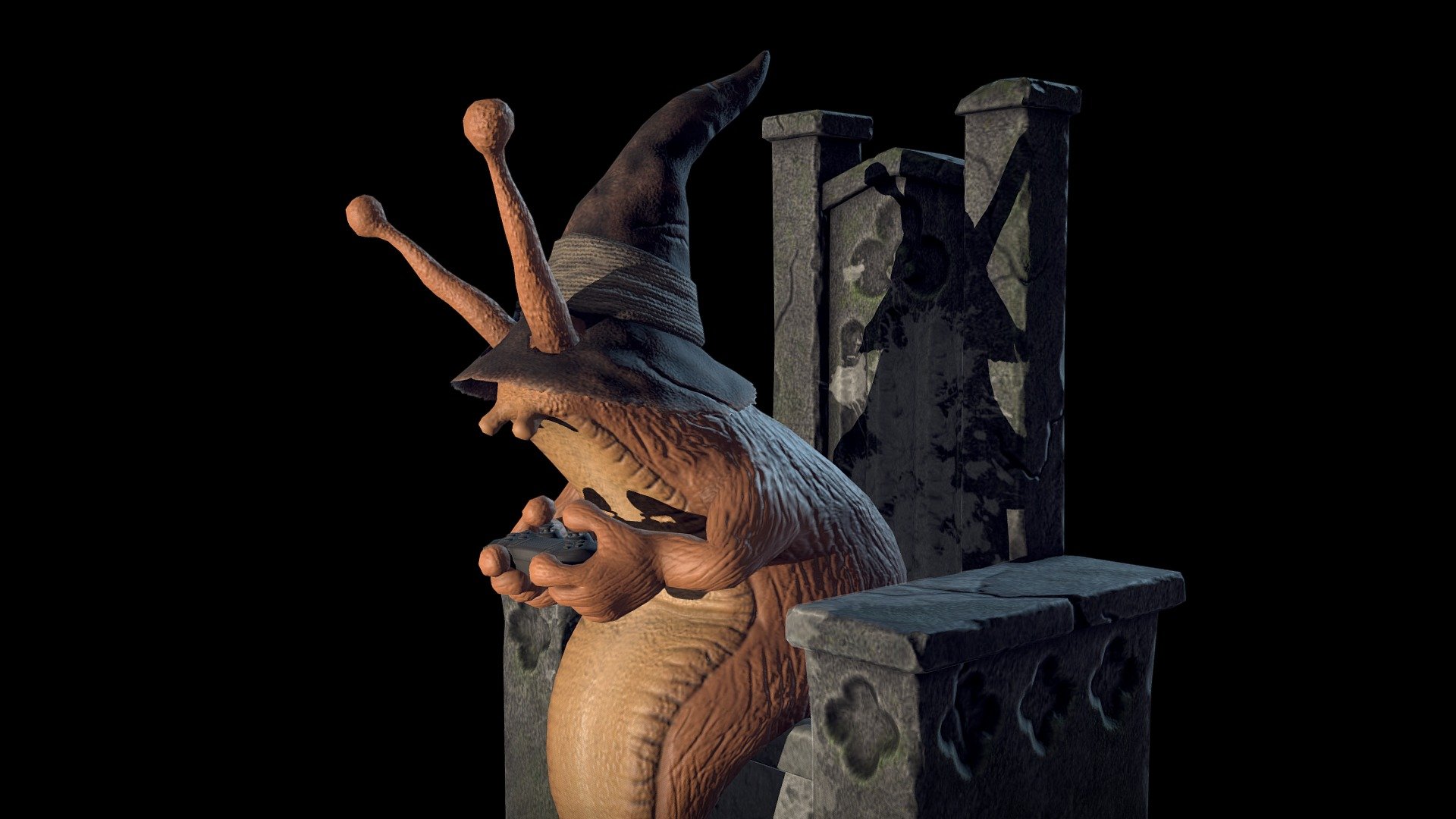 Slug Sorcerer Sloan - 3D model by katiknitt [0e967ac] - Sketchfab