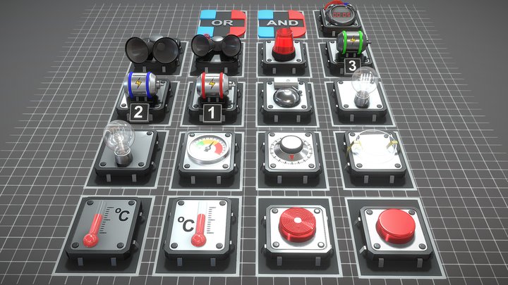 Button 3D models - Sketchfab