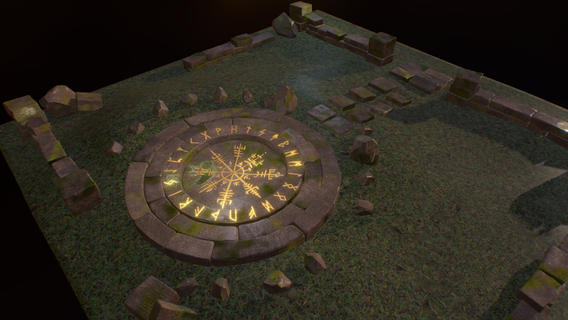 Animated Stone Altar - 3D model by Virginia Vidonis (@virginiavidonis ...