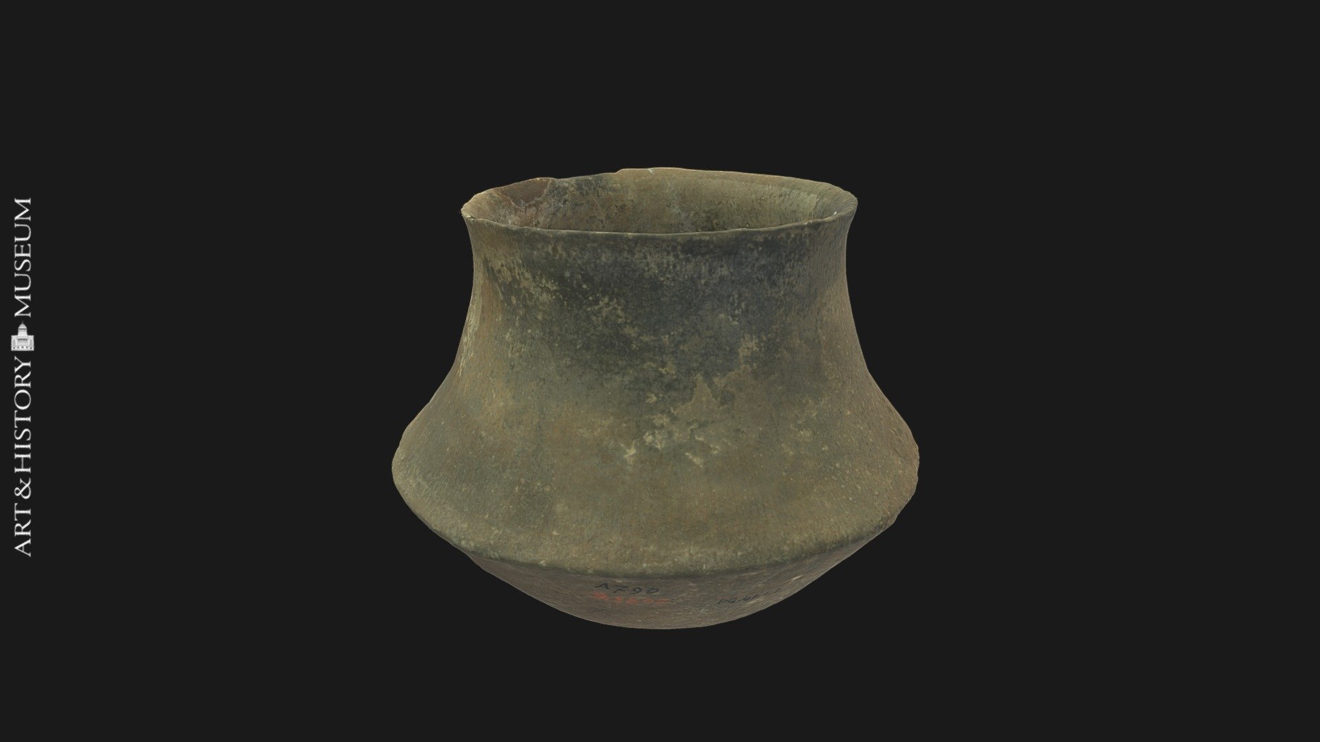 Carinated vase with flaring rim - PG.41.1.001 - Download Free 3D model ...