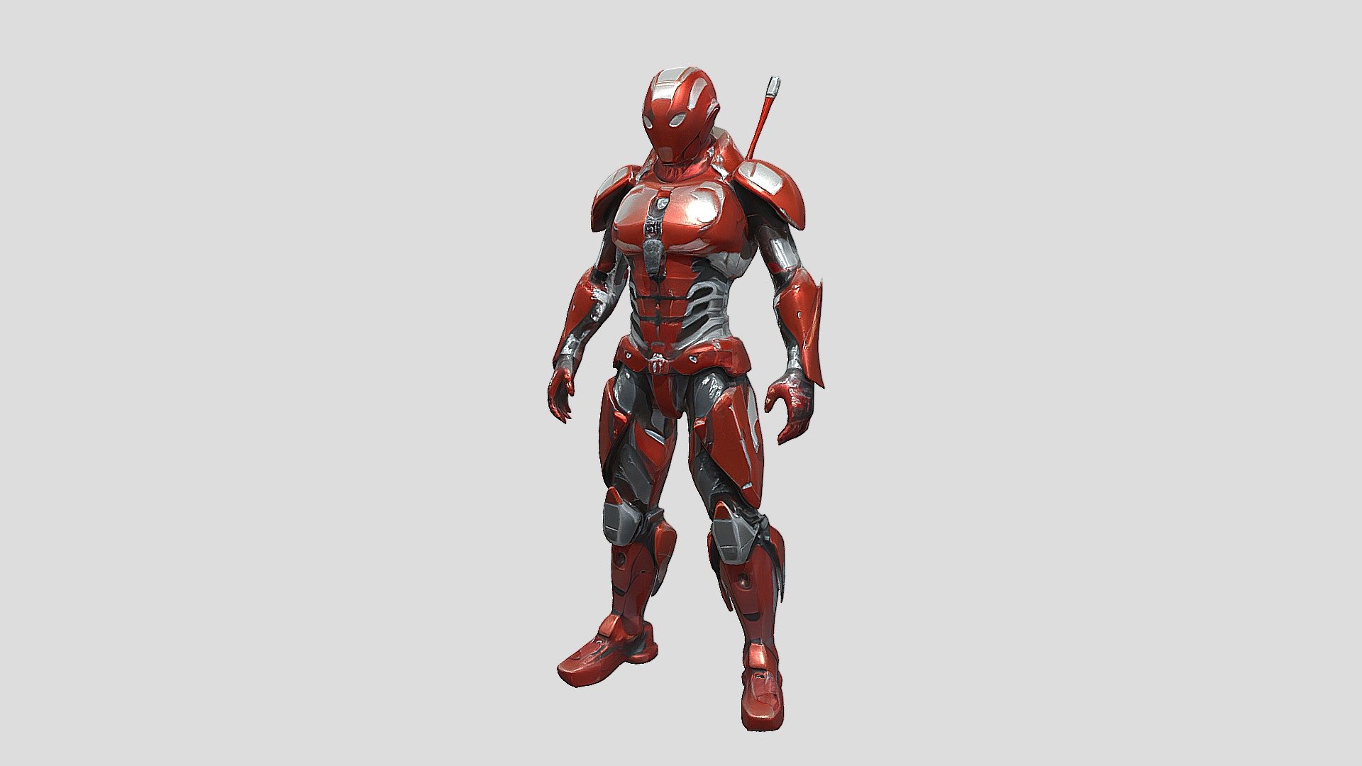 Futuristic armored humanoid suit - 3D model by NekaGames (@david.com ...