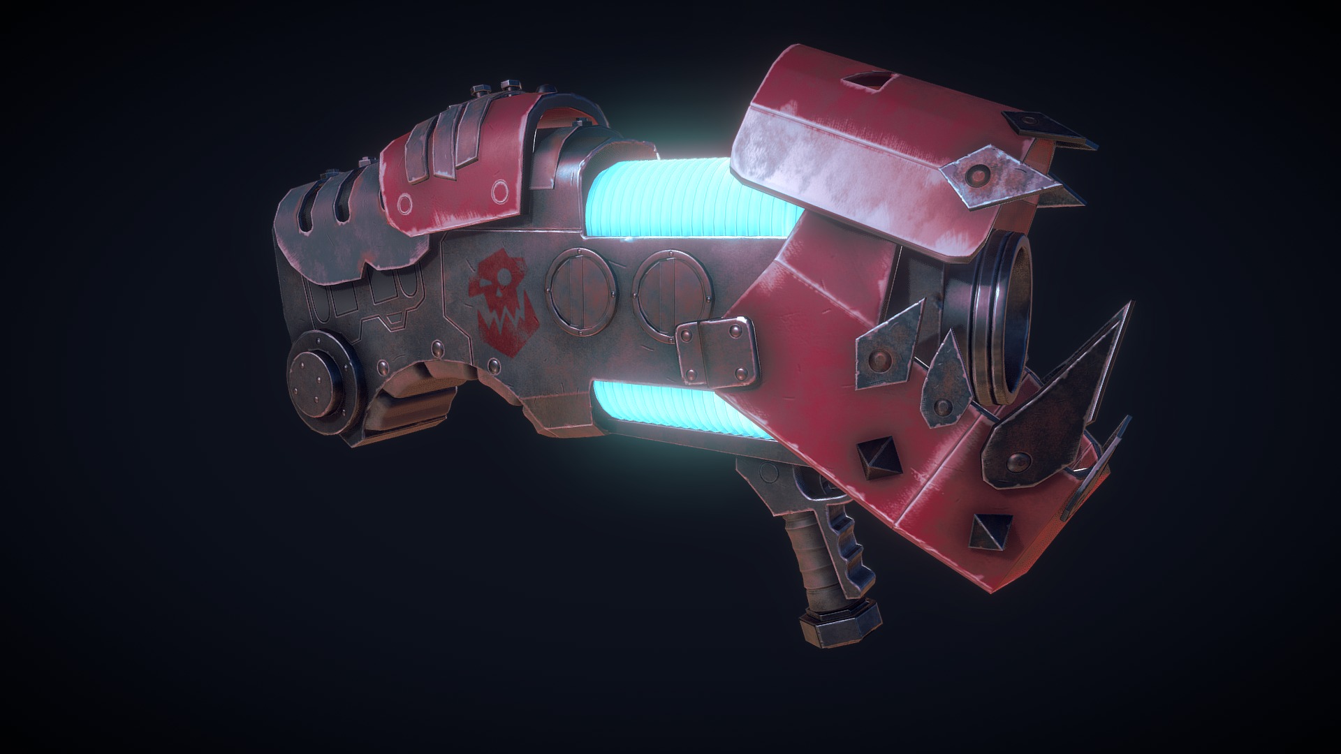 Ork Plasma Cannon "Plasma Chukka" - 3D model by Steven Janes ...