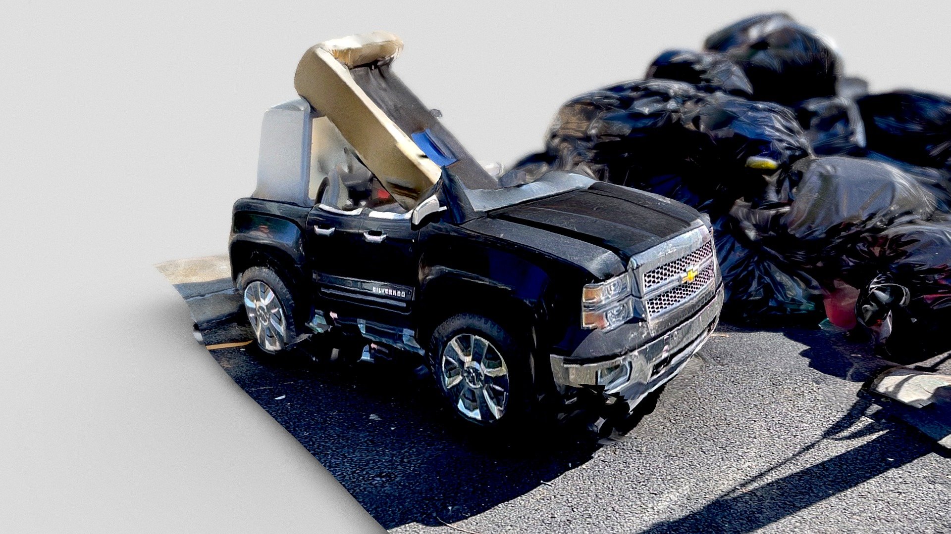 Day 154: trash car - Download Free 3D model by alban [0e9cbd4] - Sketchfab