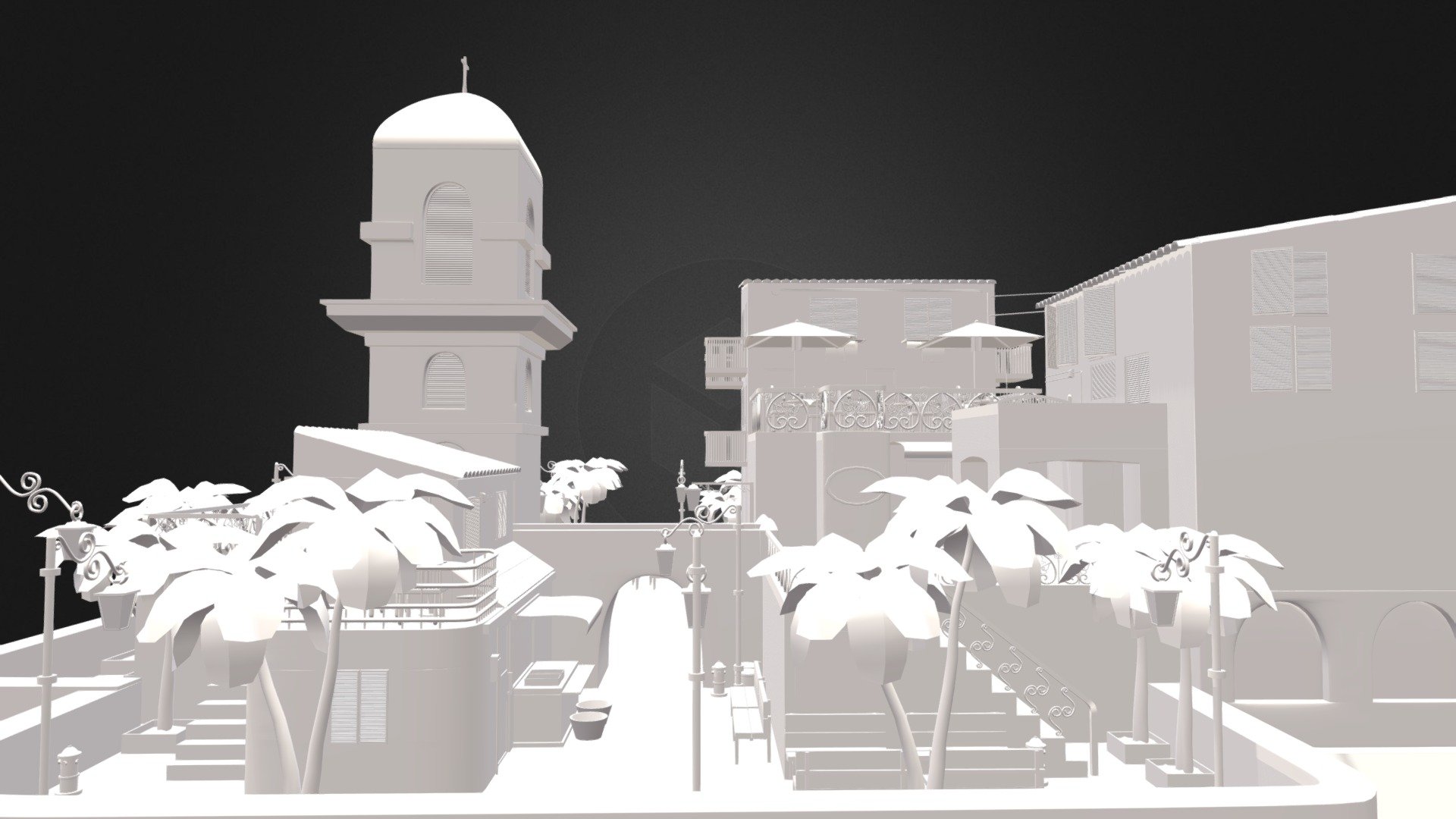 City Scene - Manarola - Download Free 3D model by VIKAS DALVI ...