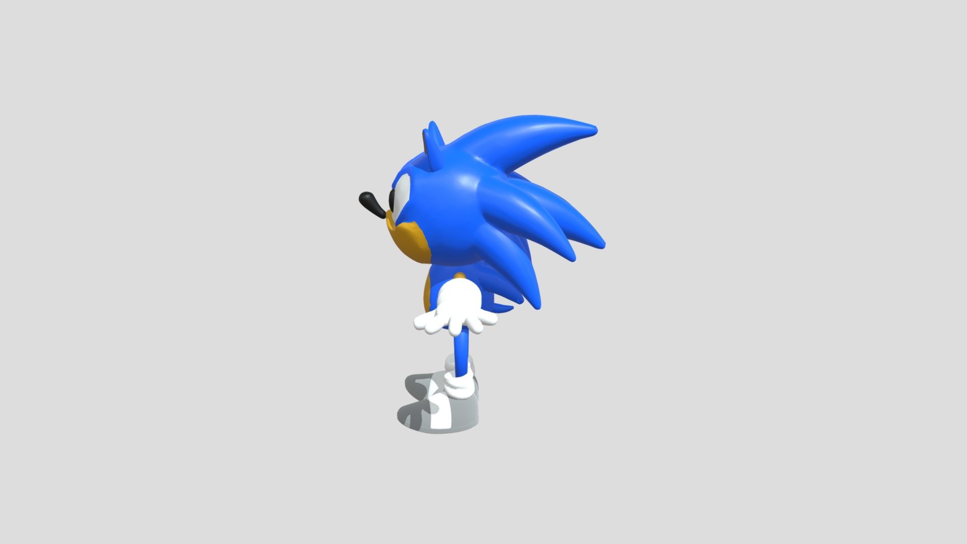 Classic sonic - Download Free 3D model by toe (@yutazuta) [0e9f4d8 ...