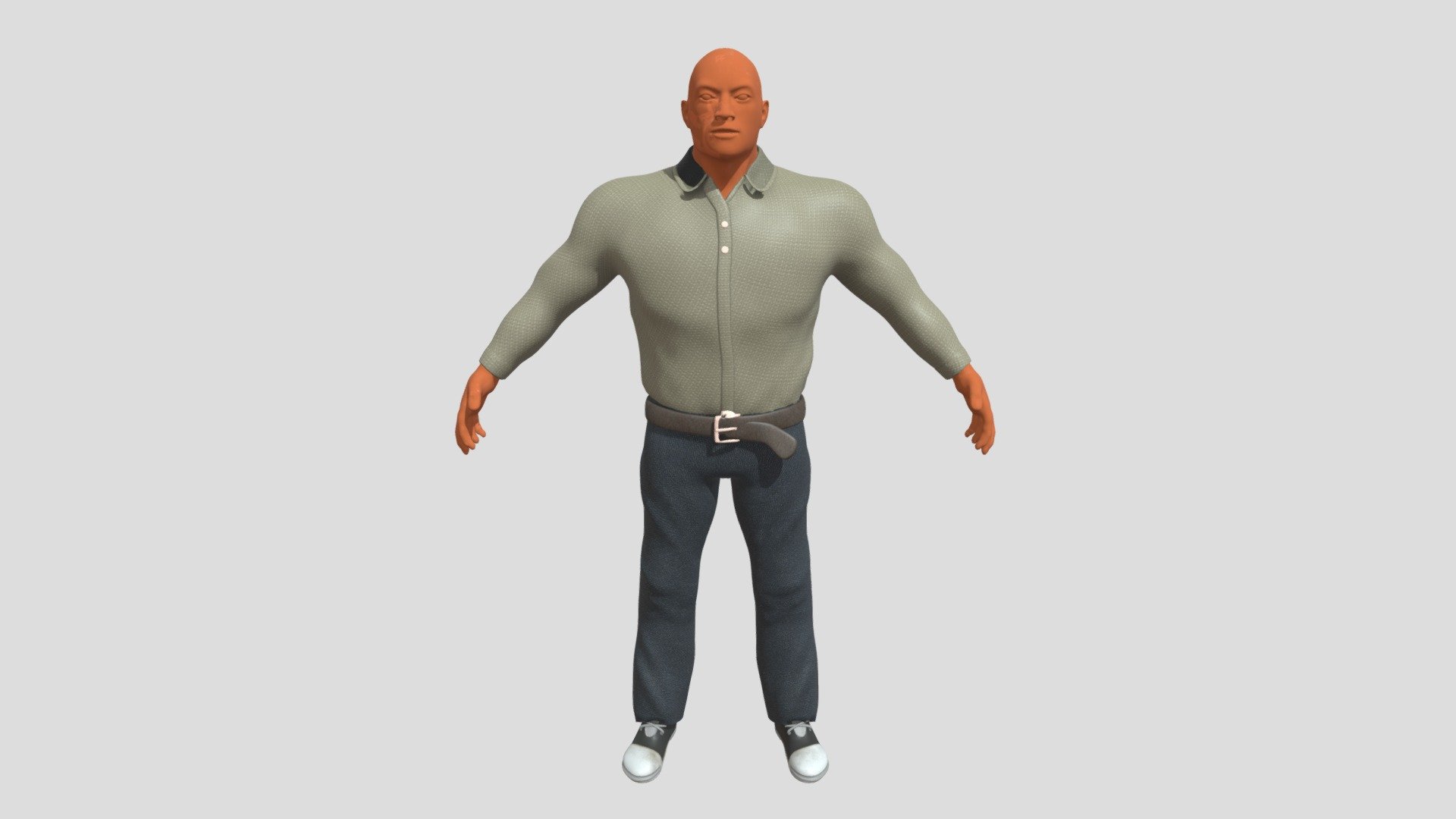 The Rock | Dwayne Johnson - Download Free 3D model by ileana.salas.meza ...