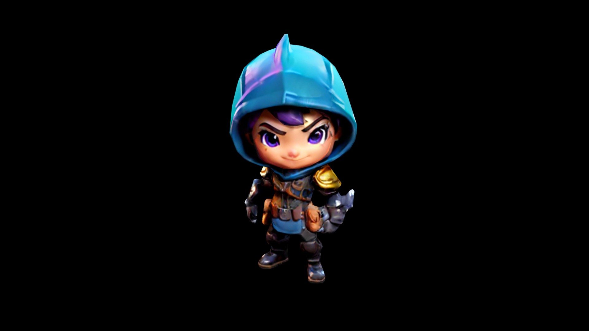 An animated character from a video game, featuri - Download Free 3D ...