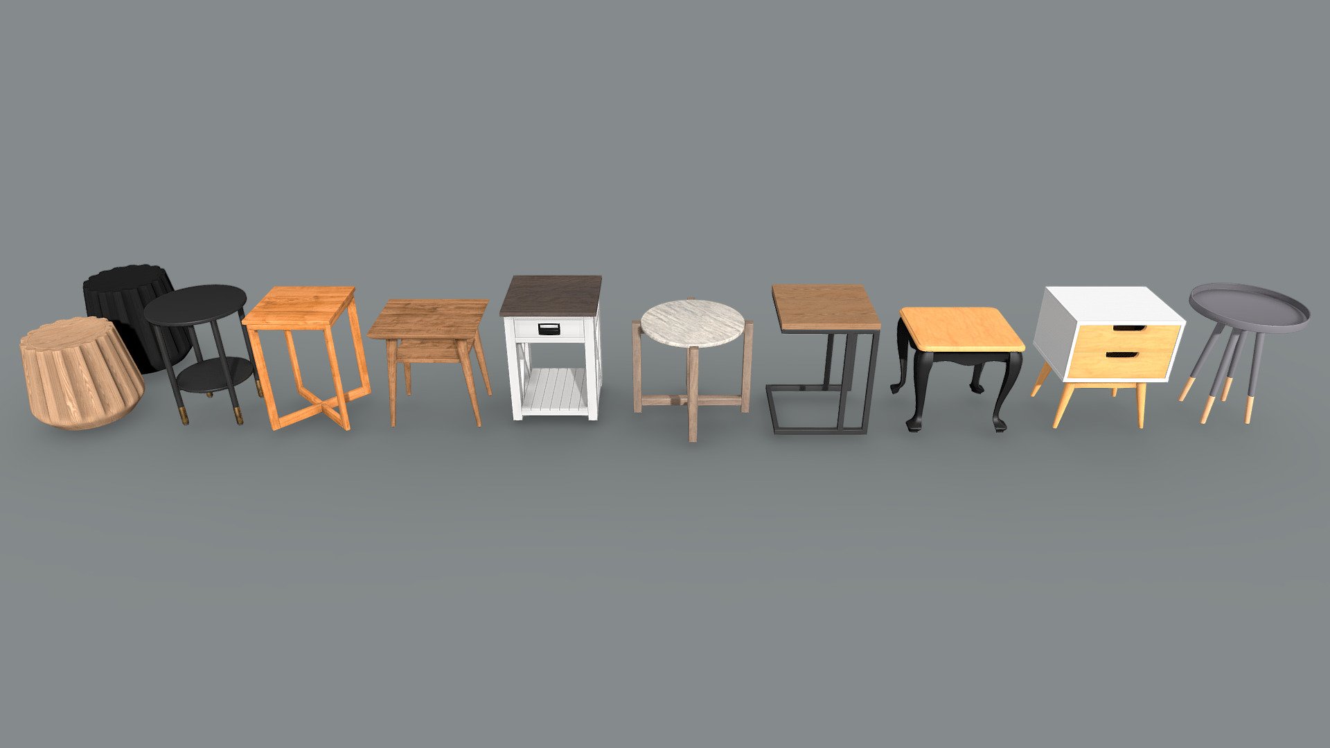 Side table kit - 3D model by renaud lapierre (@renaudlapierre) [0e9f892 ...