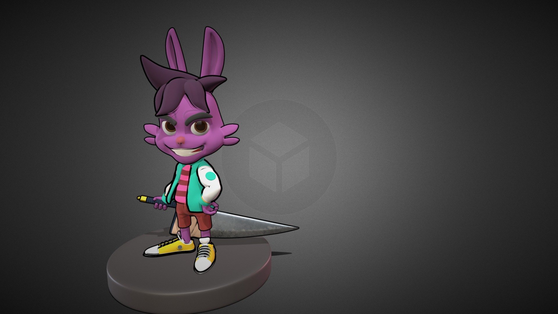 Rabbit - 3D model by Vjekoslav Barić (@Baric) [0ea1878] - Sketchfab
