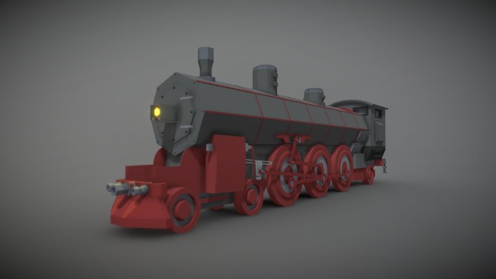Steam-train 3D models - Sketchfab