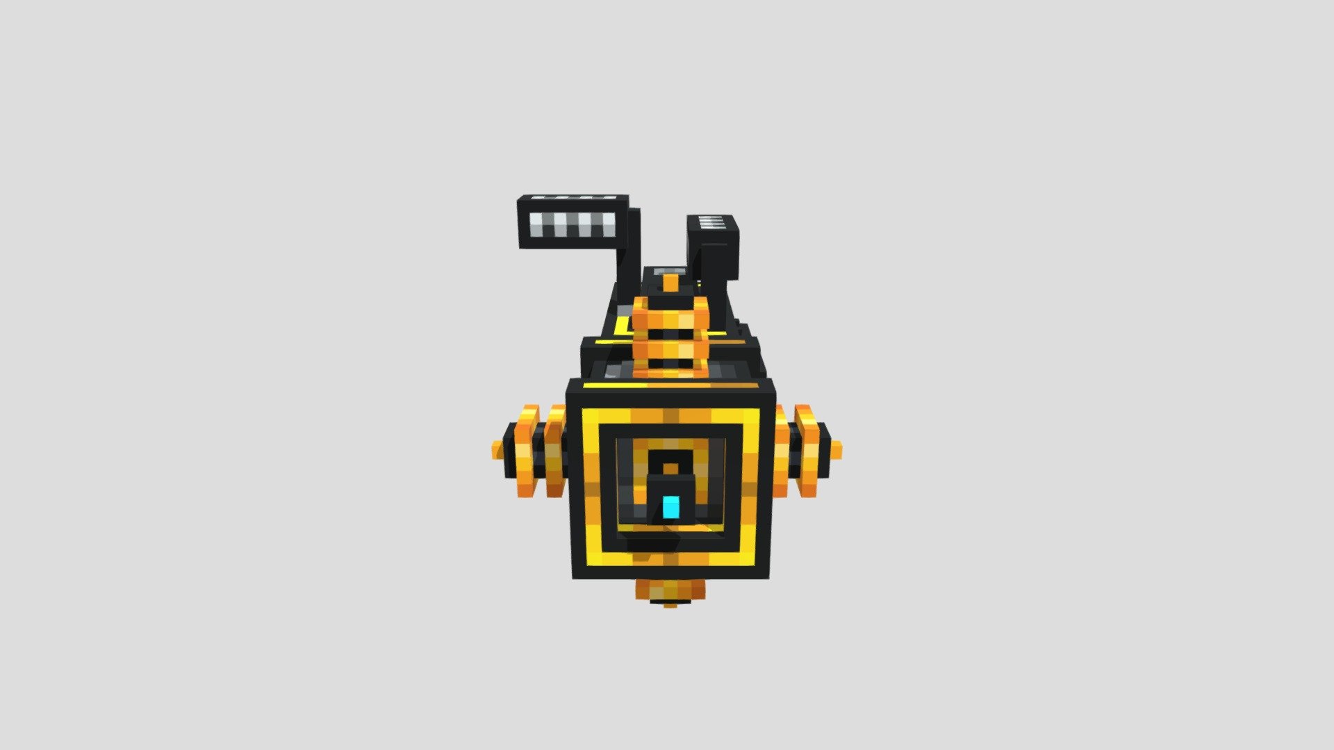 Tesla Cannon Model Pixel Gun 3D - Download Free 3D model by ...