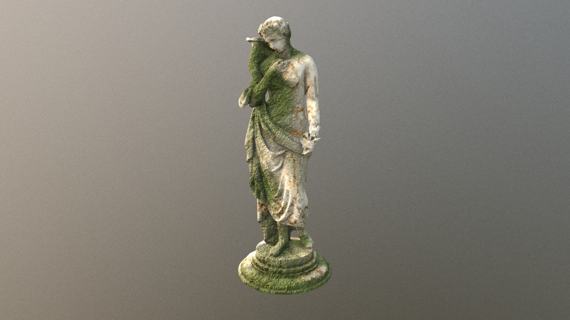 Overgrown Gold Marble Statue - 3D model by Christian Visso (@ChrisVisso ...