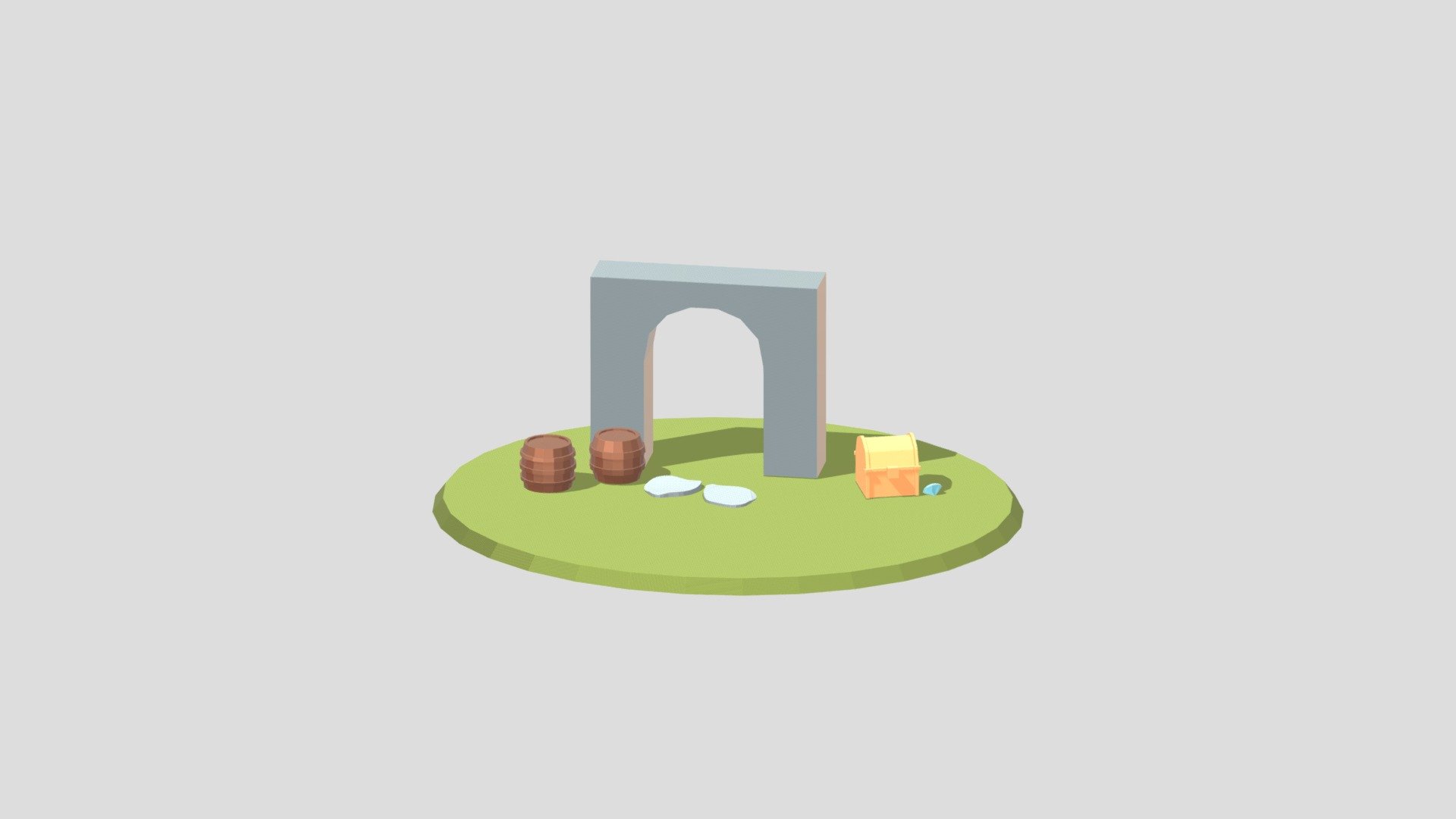 barrel chest arch - 3D model by julia (@juliagrefkens) [0ea3781 ...