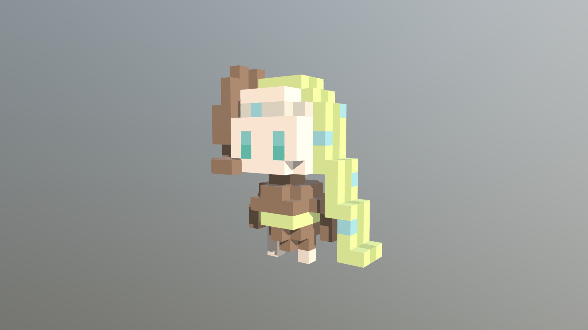 Voxel melos - Meloetta aria - 3D model by PixLuma [0ea5cae] - Sketchfab
