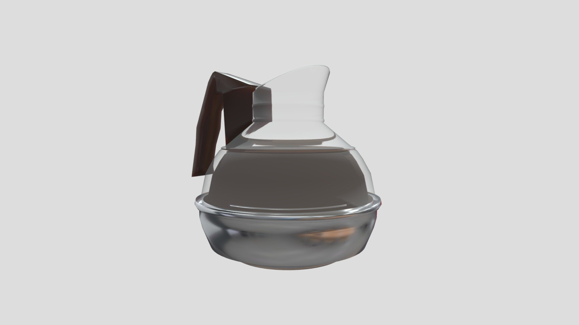 Restaurant Style Coffee Carafe (Low Poly) - Download Free 3D model by ...