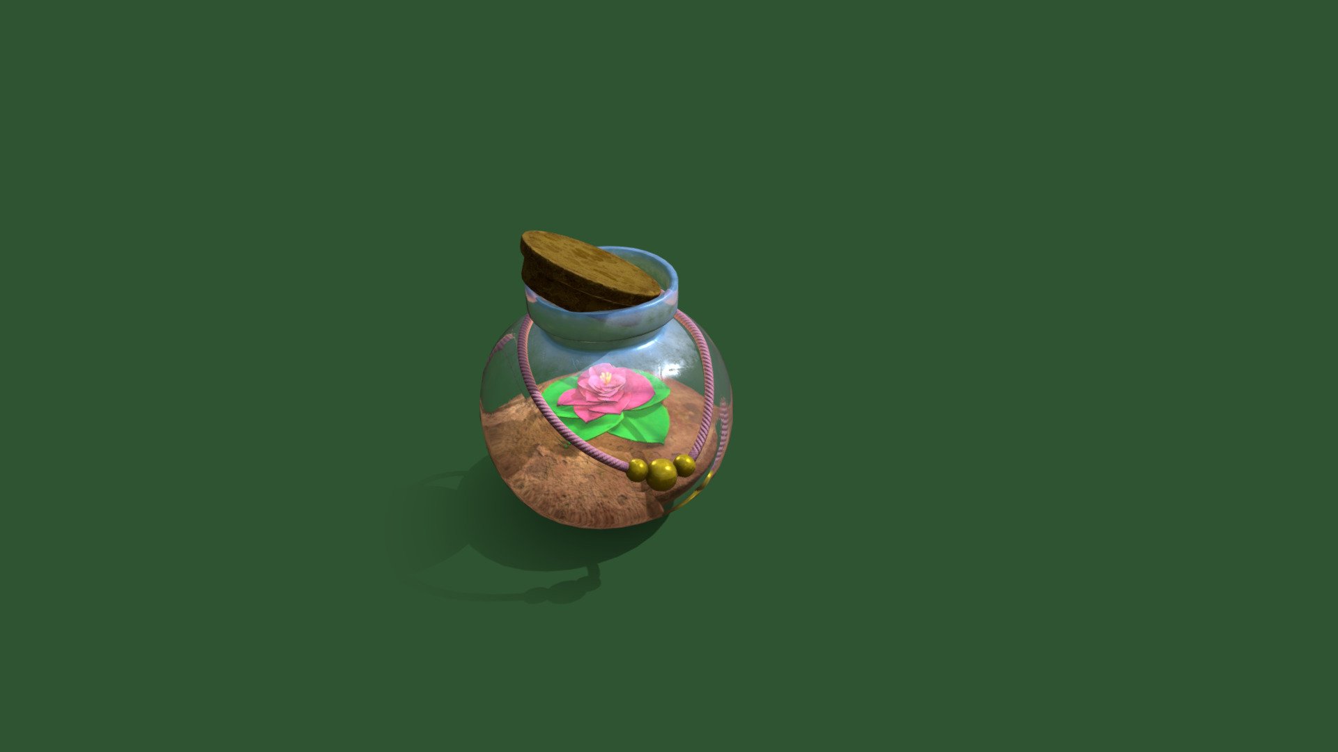 Flower jar - 3D model by Thalfis [0ea5fb5] - Sketchfab