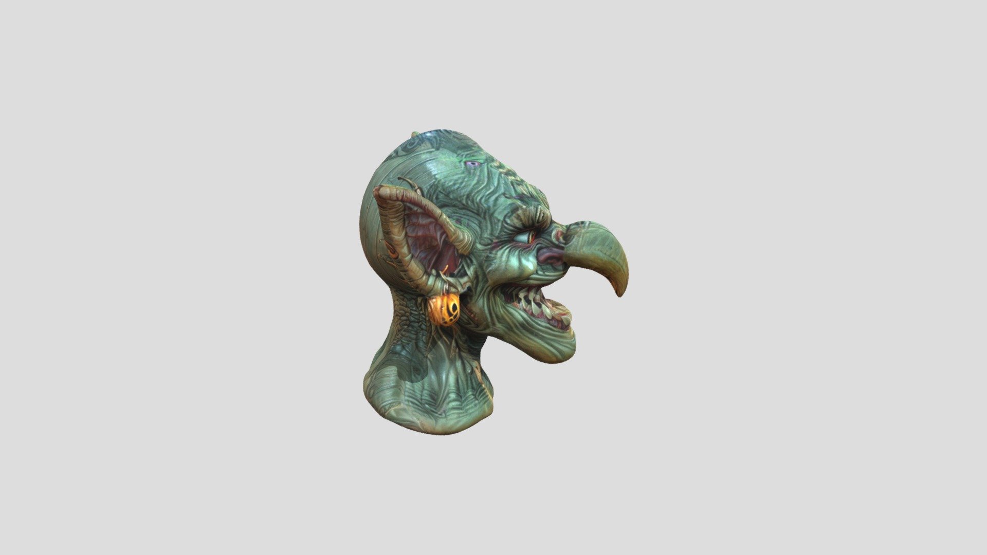 2024 CARTOON DEVIL GREEN - 3D model by visionpro24 [0ea7a3a] - Sketchfab