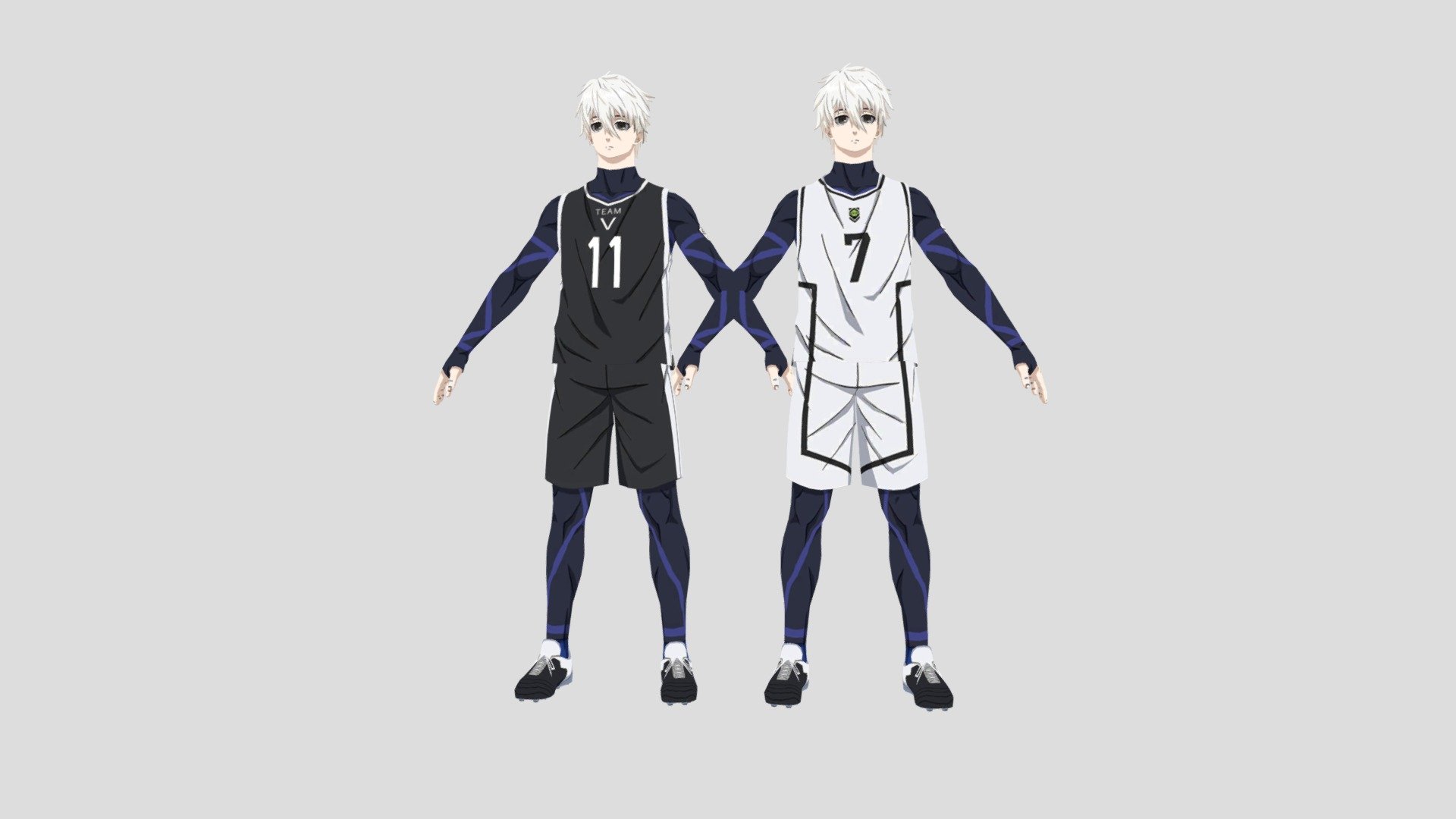 NAGI BLUE LOCK FREE FIRE 2 STYLES - Download Free 3D model by rocklee ...