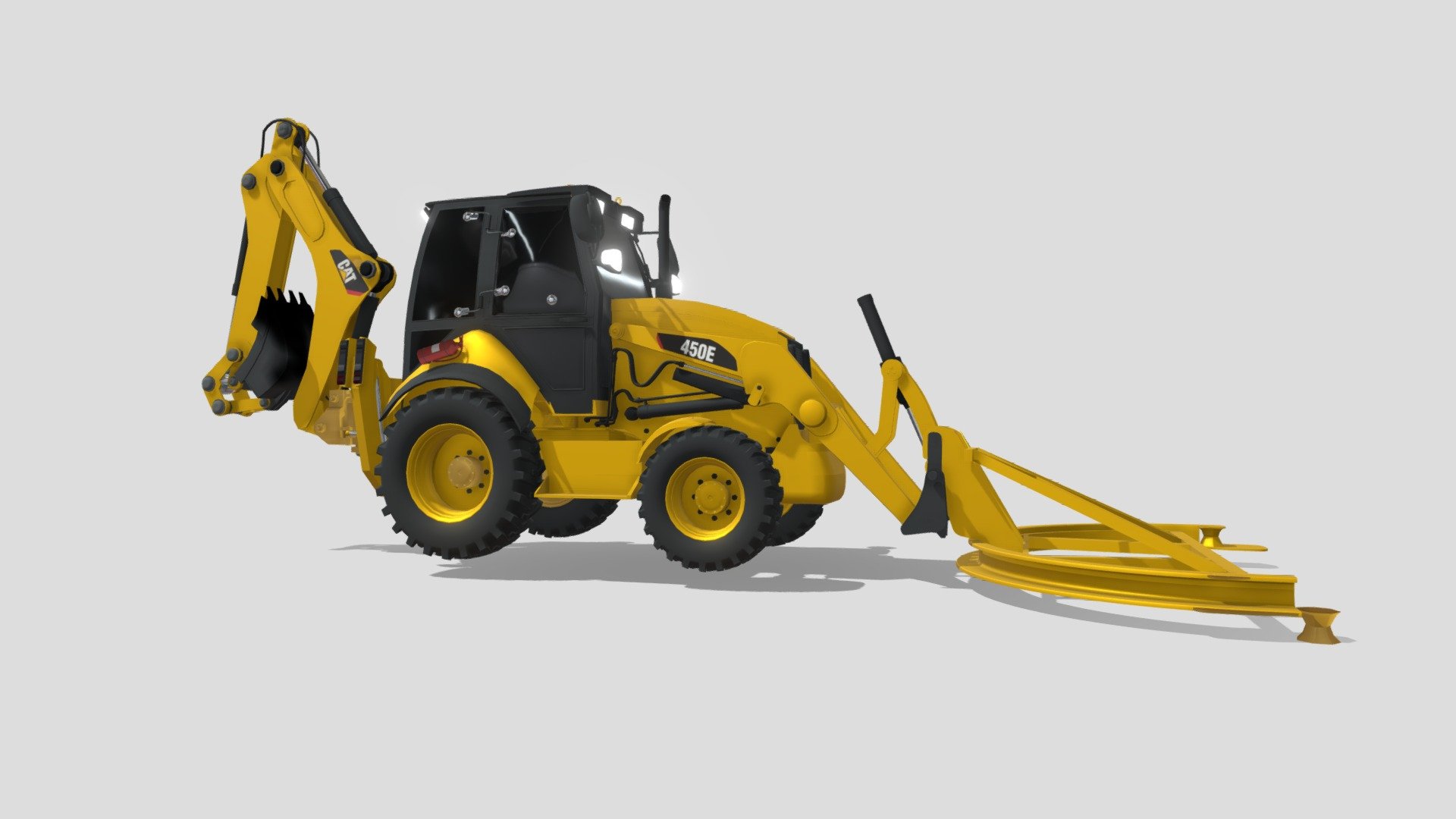 CAT 450F Cable Tractor - 3D model by The Learning Network ...
