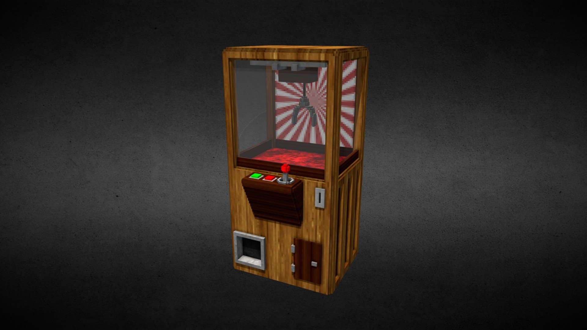 Vintage Claw Machine (Voxel) - 3D model by V-Artistry (@Vahlgoul ...