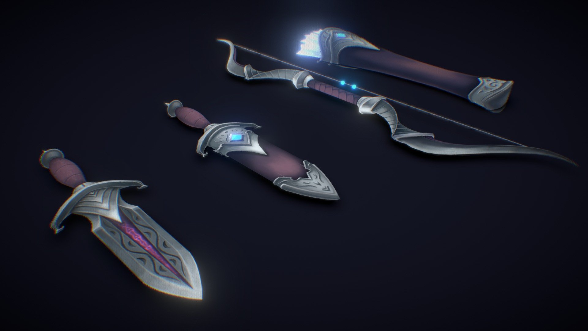 Ranger Weapon Set - Hand Painted - 3D model by Fiodor.Grzela-Gladkow ...